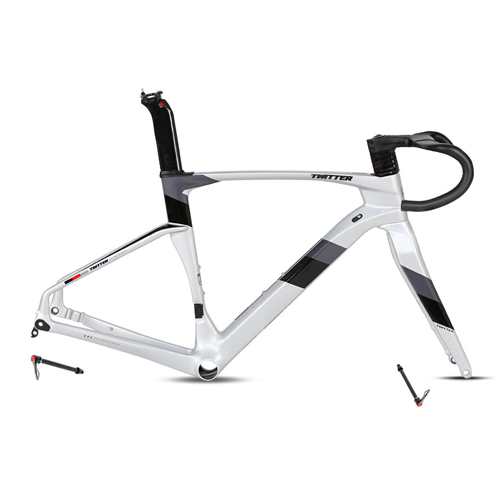 TWITTER CYCLONE Pro Disc Carbon Road Frame Set – T900, 700C, Aero, Thr ...
